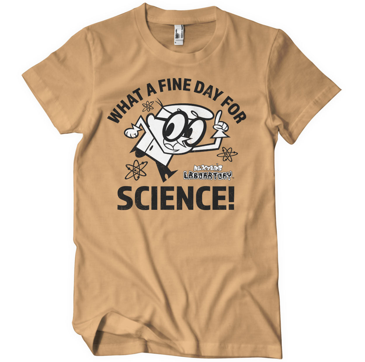 Licensed Dexter's Laboratory - What A Fine Day For Science Mens T-Shirt ...